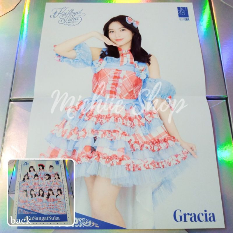 Jual Poster Gracia JKT48 #KuSangatSuka Special Set Official | Poster JKT48 #Sukinanda | Shopee ...