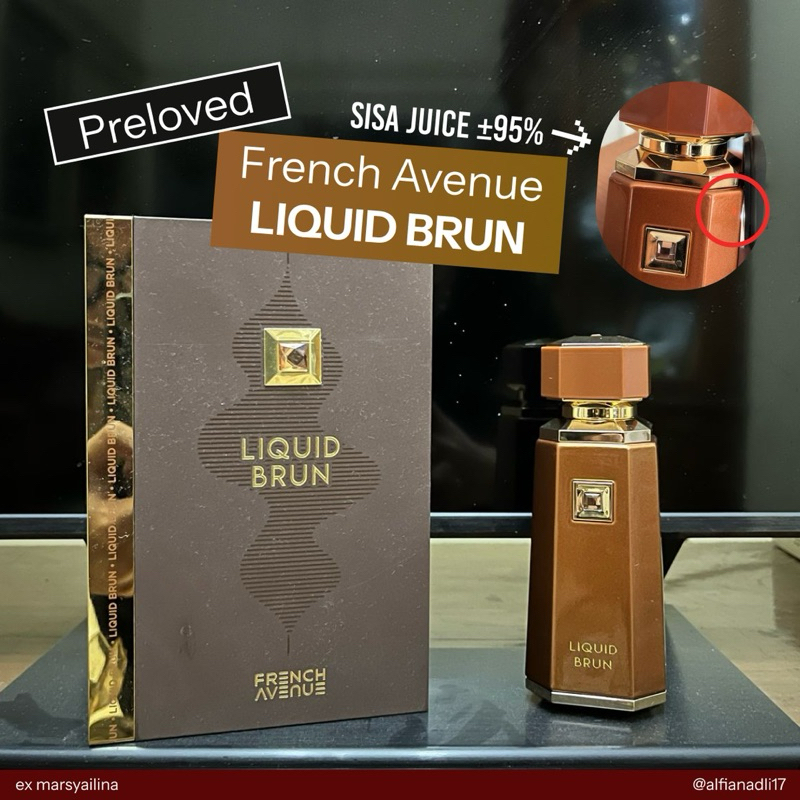Jual [PRELOVED] French Avenue Liquid Brun EDP (Dupe PDM Althair ...