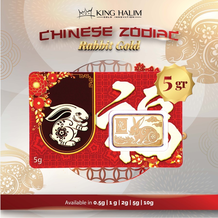 Jual Logam MuliaEmas King Halim - Zodiac Kelinci 5 gr & 10 gr | Shopee ...