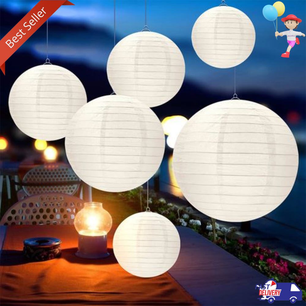 Jual Lampion Bulat Polos Gantung Lampion Kain Bulat Polos Untuk ...