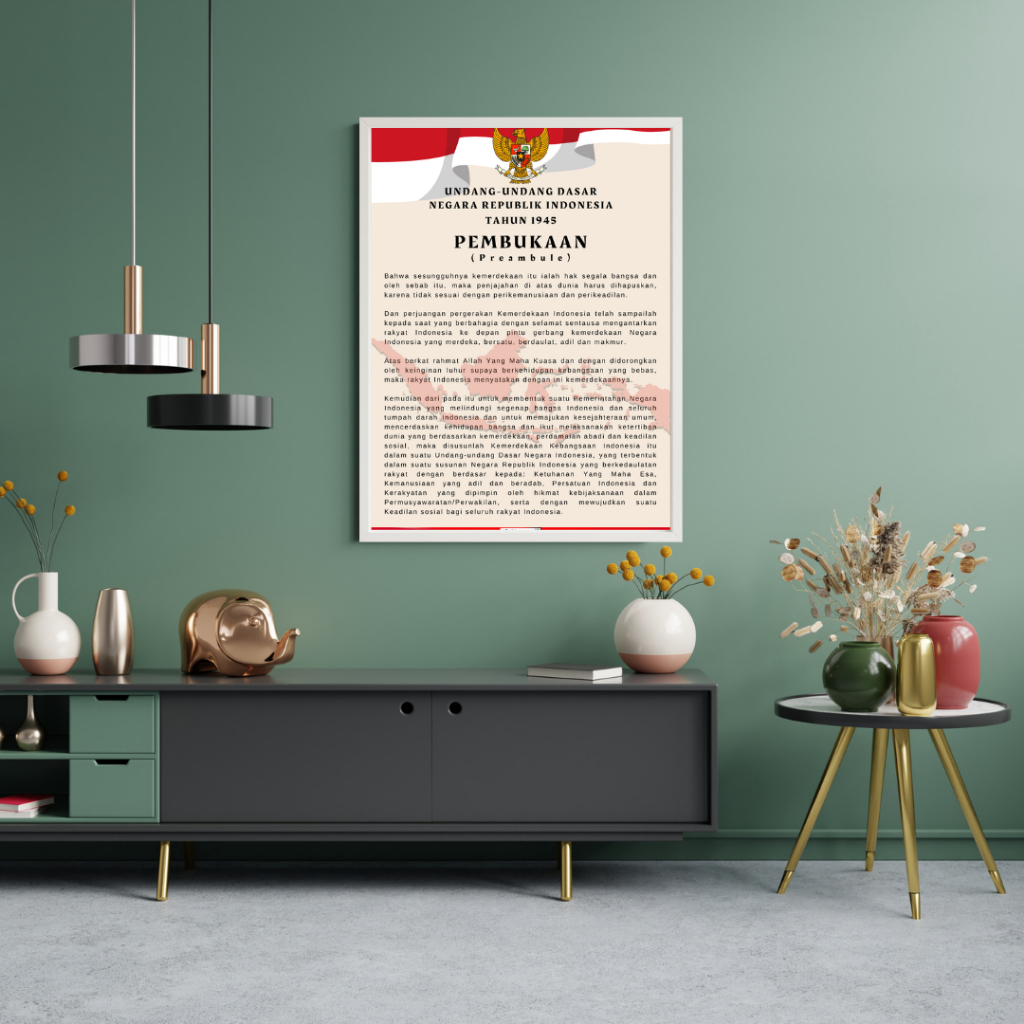 Jual AdelineCeline_Poster Edukasi Pembukaan Undang-Undang Dasar 1945 ...
