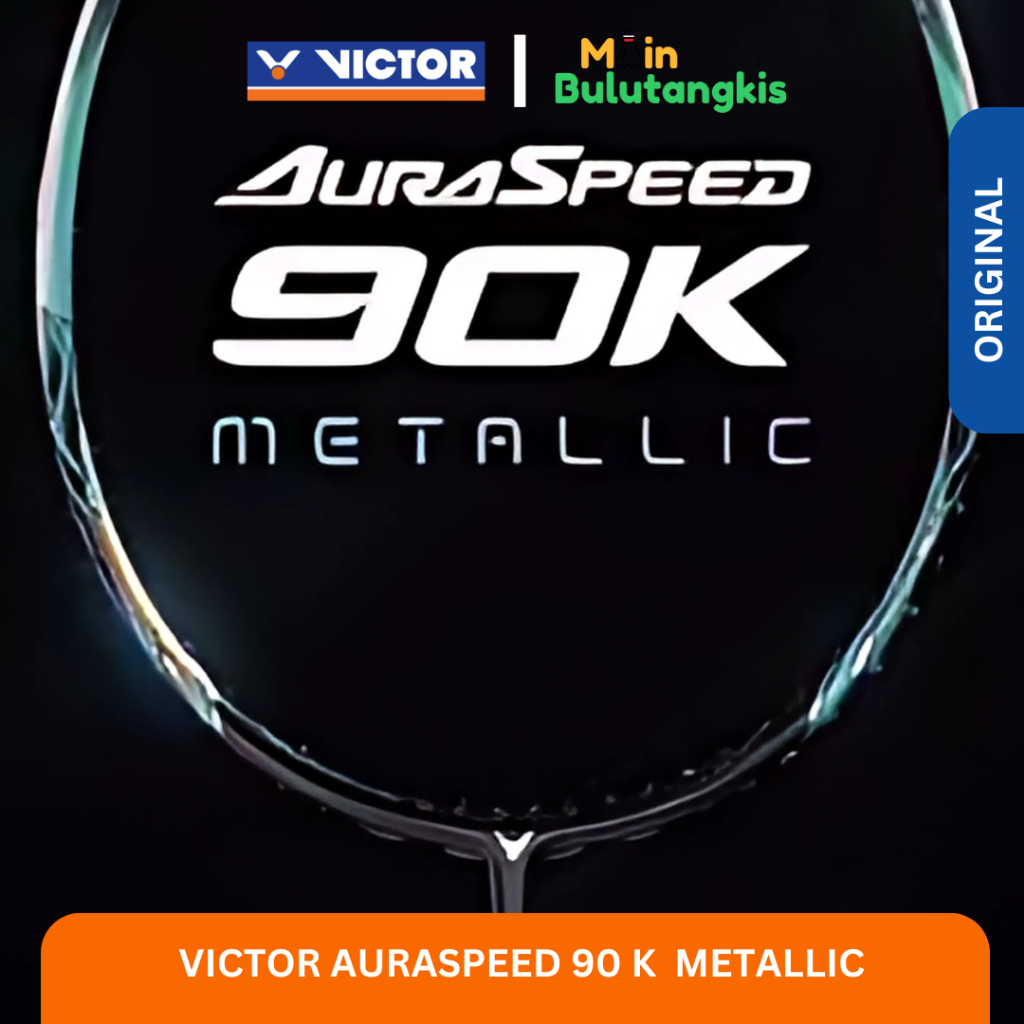 Jual Raket Badminton Victor Auraspeed 90K Metallic / ARS-90K Metallic ...