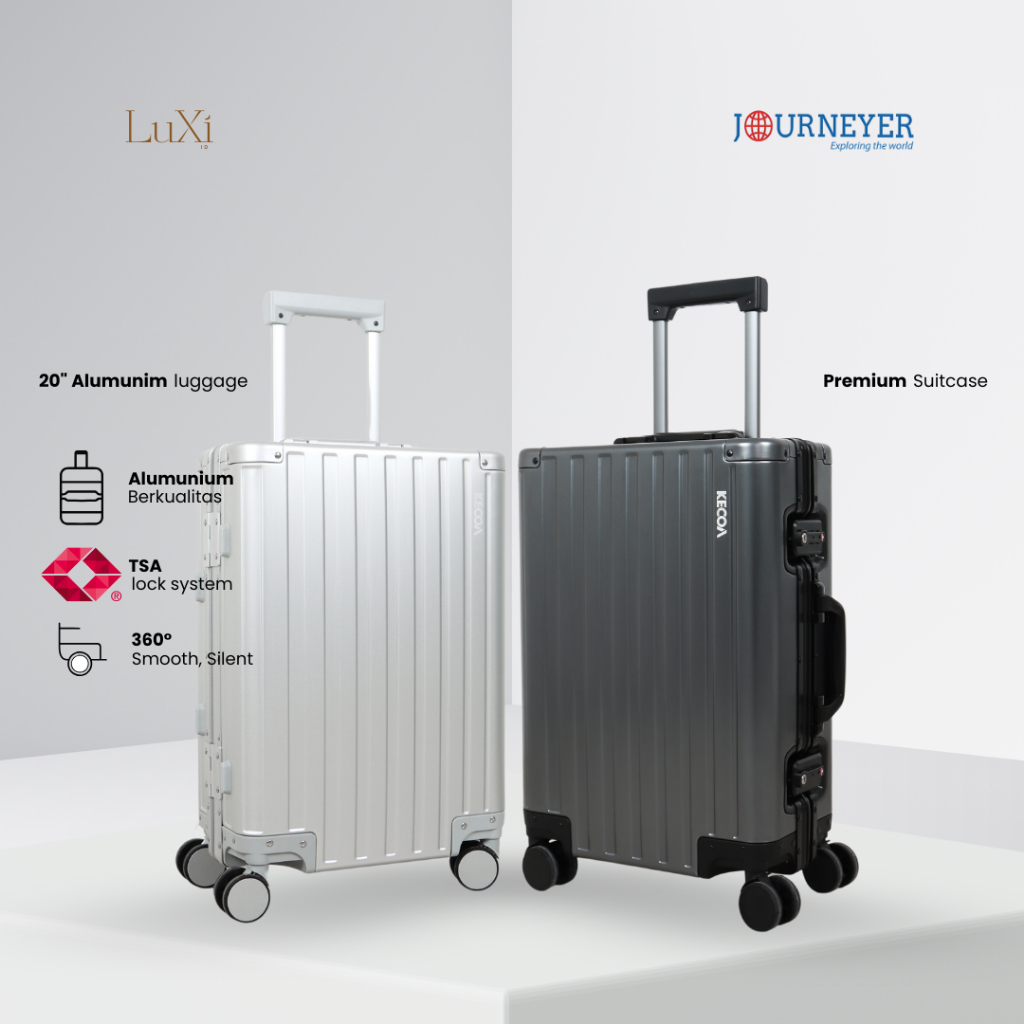 Jual JOURNEYER Koper full alumunium K012 Ukuran Size Kabin 20 Inch ...