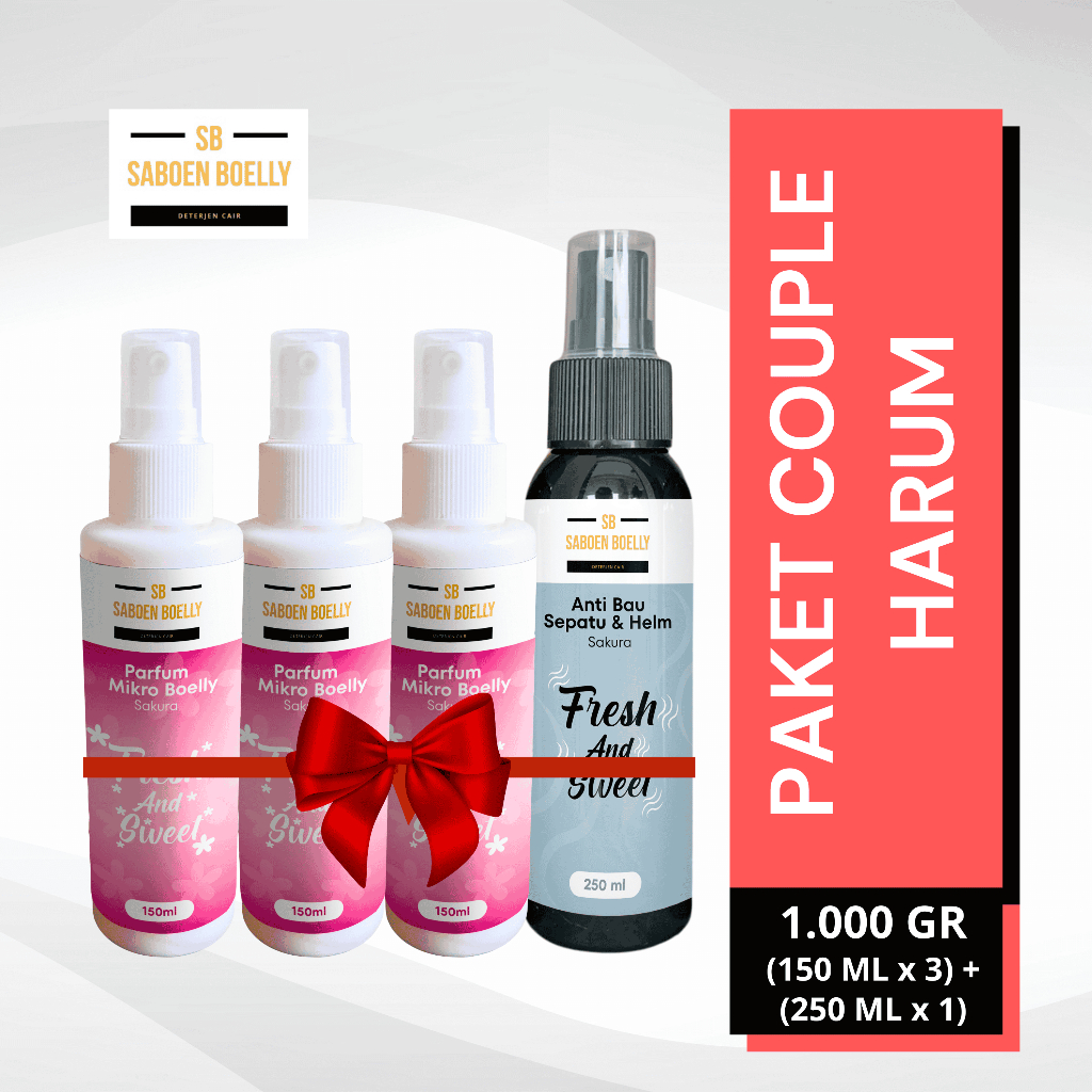 Jual Saboen Boelly Paket Couple Harum: Paket Parfum Laundry Hemat 700 ...