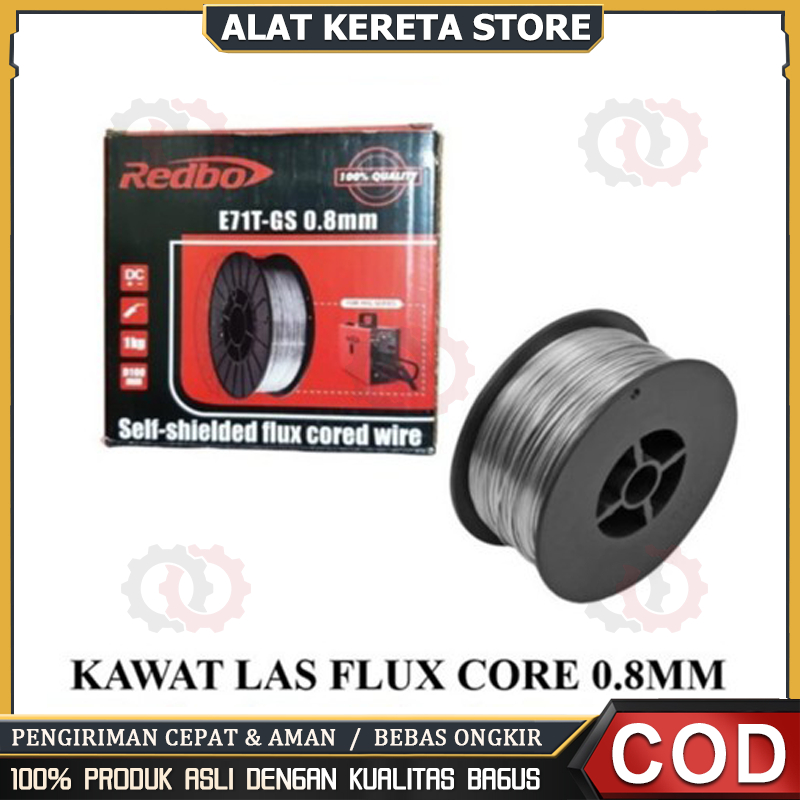 Jual KAWAT LAS FLUX CORE VICI WIRE GASLESS 0.8MM / 1MM 1KG | Shopee Indonesia