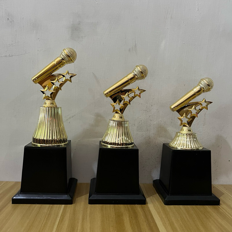 Jual Trophy / Piala Murah Figure Microphone | Shopee Indonesia