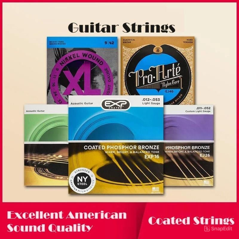 Jual LUCKYMALL Satu Set Senar Gitar Akustik Electric Elektrik Classical ...