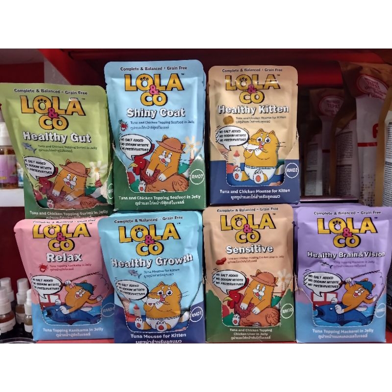 Jual Lola & CO Sachet Adult&Kitten 85gr | Shopee Indonesia