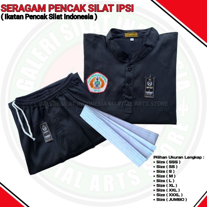 Jual Baju Silat IPSI Pemula - Seragam Silat Anak - Dewasa - Baju Pencak ...