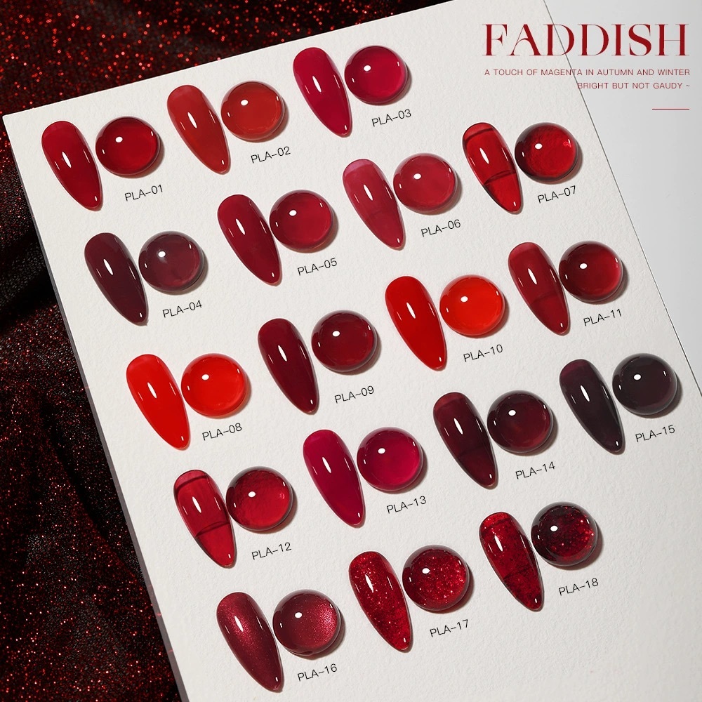 Jual [KuuKuu]AS Red Series Gel Polish - PLA Gel Series - Maroon Series ...