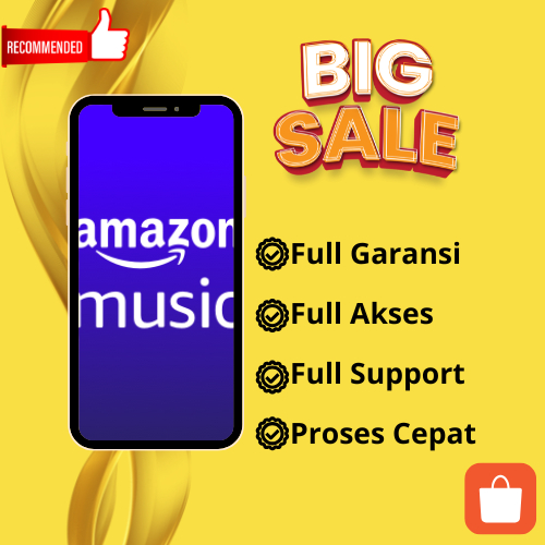 Jual Amazon Music Premium 1 Tahun Full Garansi (Proses Tercepat Buka 24 Jam) | Shopee Indonesia