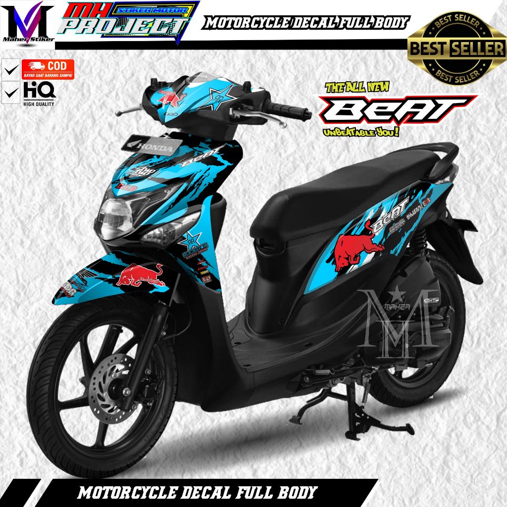 Jual Decal Beat pop Fullbody Variasi Road Race | Shopee Indonesia