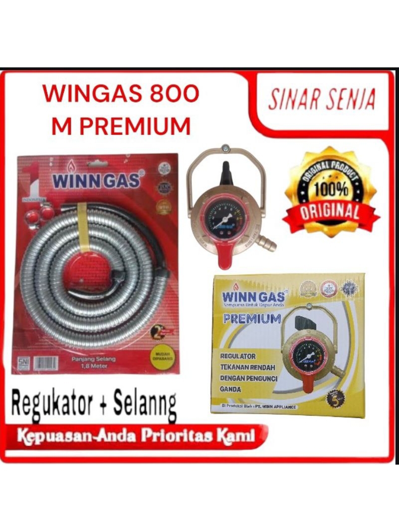 Jual SELANG REGULATOR WIN GAS PREMIUM 800 METER | Shopee Indonesia