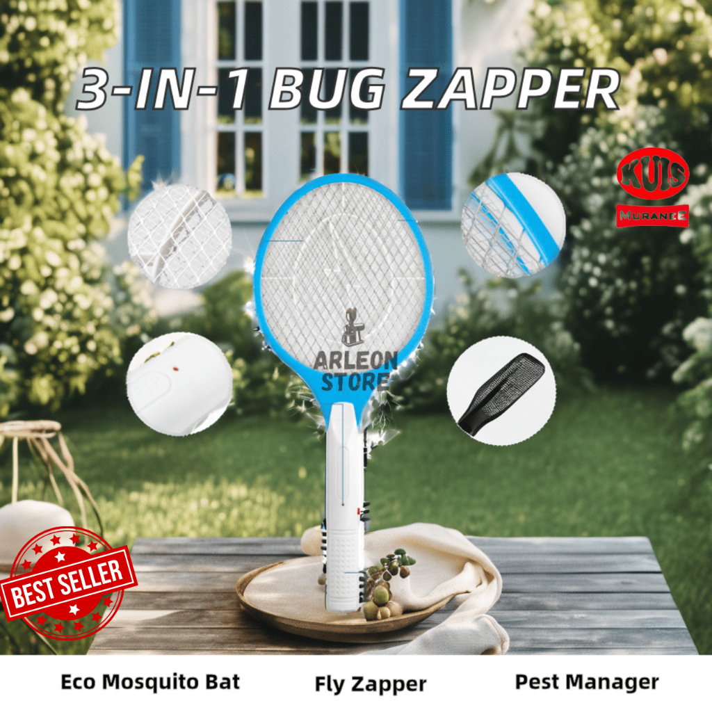 Jual Raket Nyamuk 2in1 Eletrik / Pembasmi Nyamuk Eletrik / Rechargeable ...