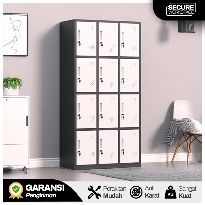 Jual Loker Lemari Besi Loker Besi Loker Sekolah Karyawan 2-15 Pintu Steel Locker Loker Kantor ...