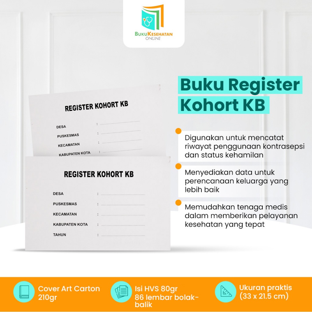 Jual Buku Register Kohort KB ( Keluarga Berencana ) | Shopee Indonesia