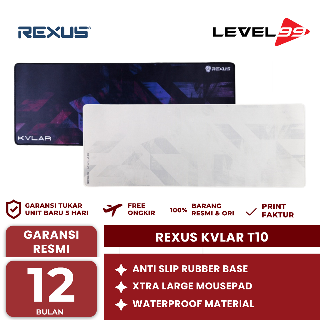 Jual Mousepad Gaming Rexus Kvlar T10 Speed Edition | Shopee Indonesia