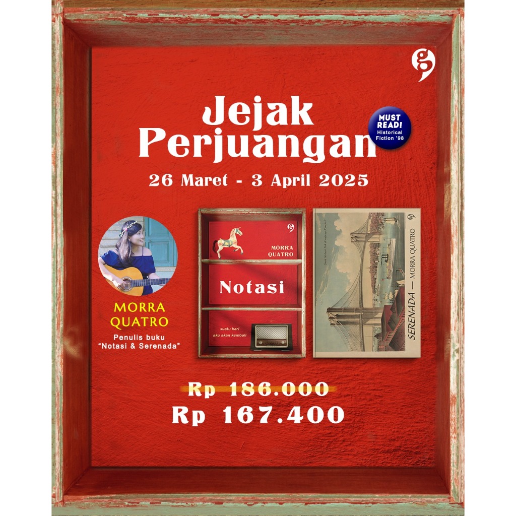 Jual Novel SERENADA NOTASI JEJAK PERJUANGAN Gagasmedia Novelwattpad ...