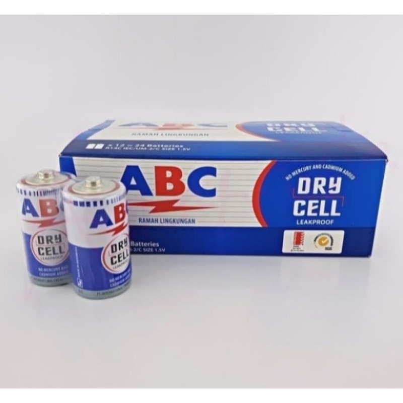 Jual Baterai/Batre/Battery R14 ABC tanggung isi 24pcs | Shopee Indonesia