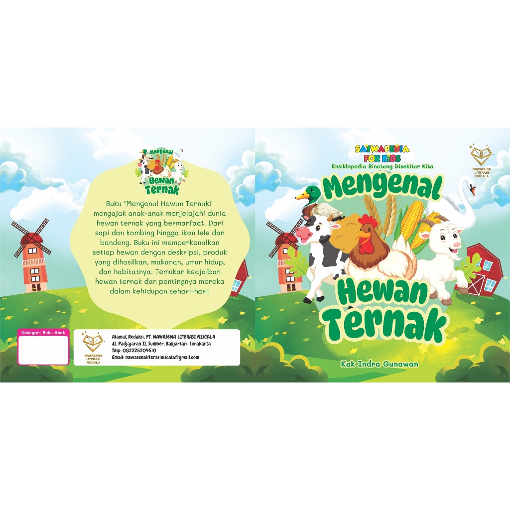 Jual Mengenal Hewan Ternak Seri Satwapedia For Kids | Shopee Indonesia