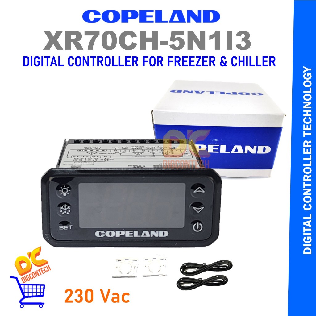 Jual XR70CH COPELAND Digital Temperature Controller XR70CH-5N1I3 230Vac ...