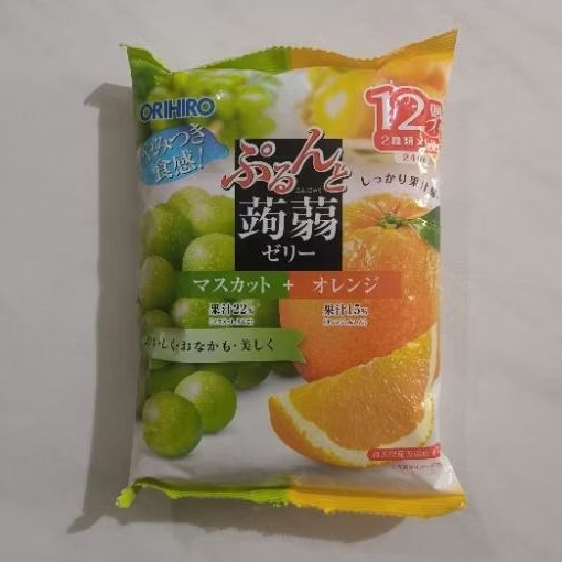 Jual konjak buah permen segar jeli orihiro Japan konjac jelly 240g ...
