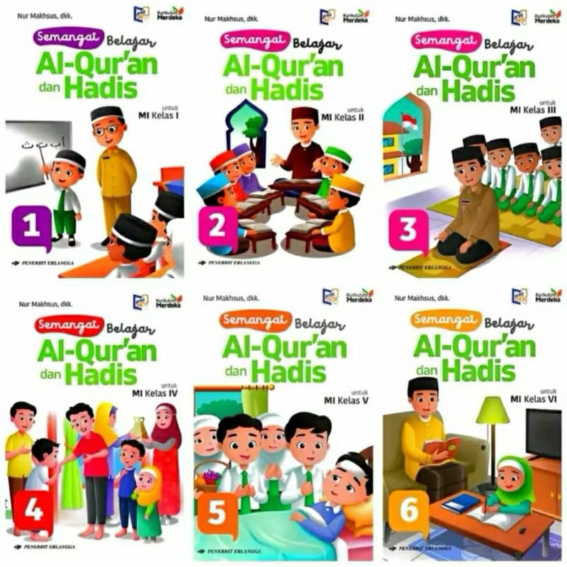 Jual ORIGINAL SEMANGAT BELAJAR AL-QURAN DAN HADIST UNTUK MI KELAS 1 2 3 4 5 6 KURIKUKUM MERDEKA ...
