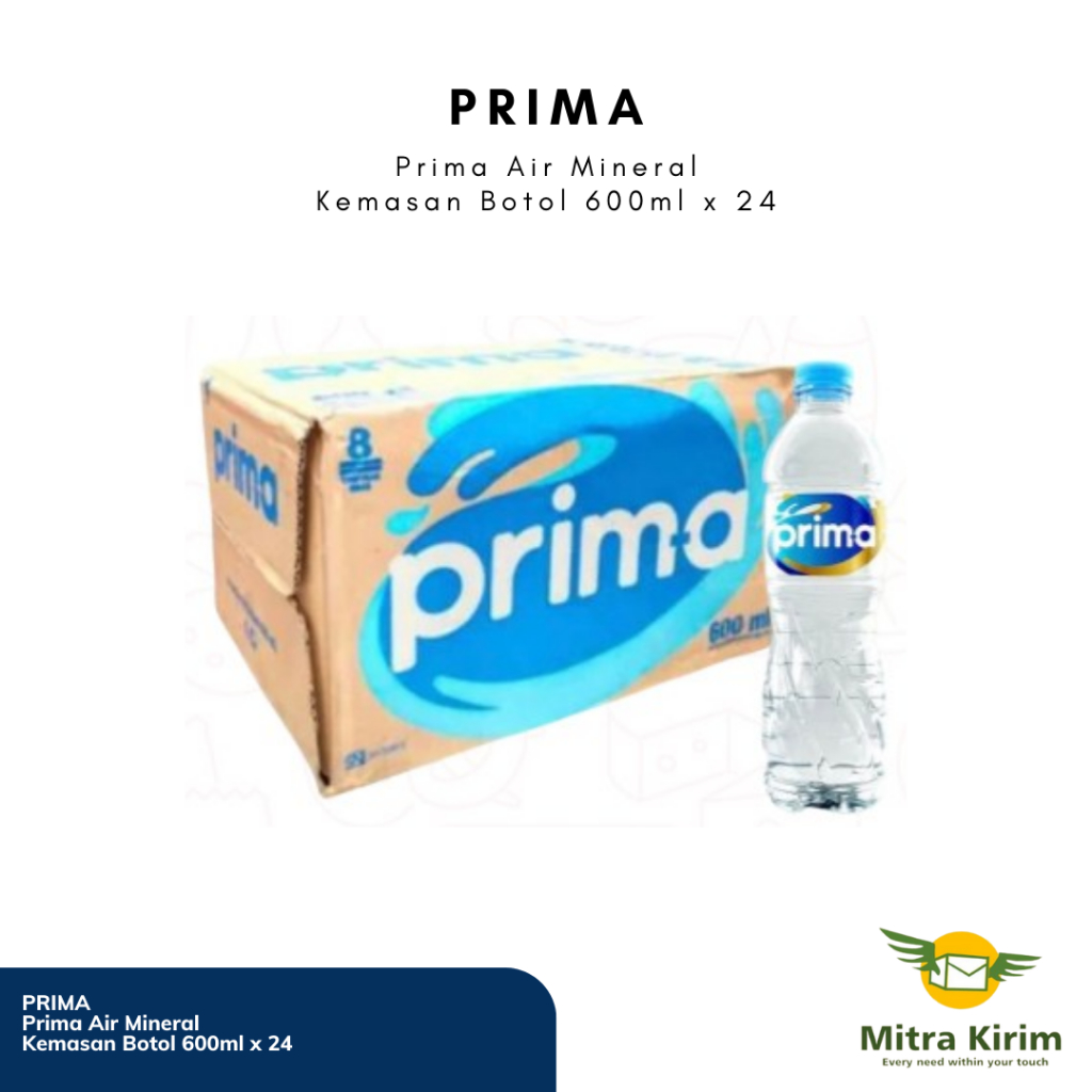 Jual Prima Air Mineral 600ml x 24 - Per Karton | Shopee Indonesia