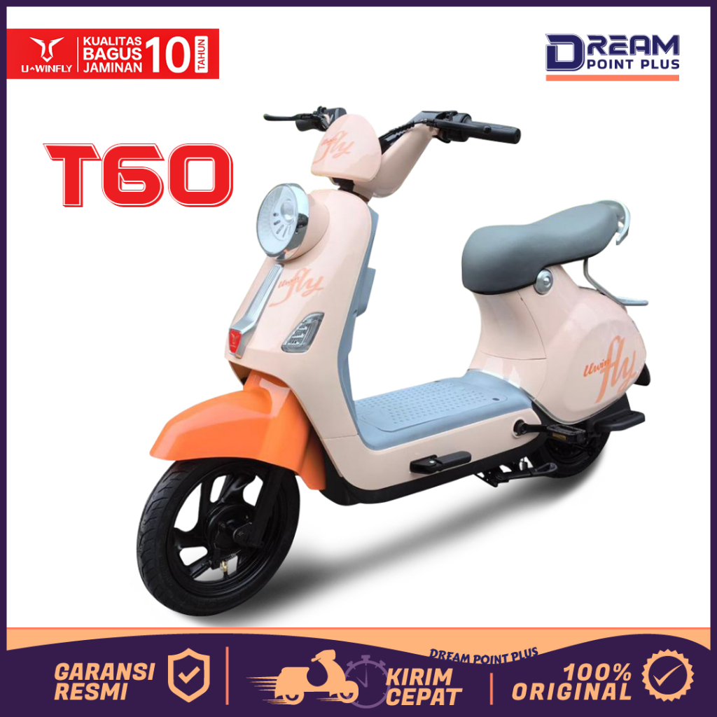 Jual Sepeda Listrik Uwinfly T60 NFC 500watt Sepedah Listrik Murah Anti Hujan Garansi Resmi ...