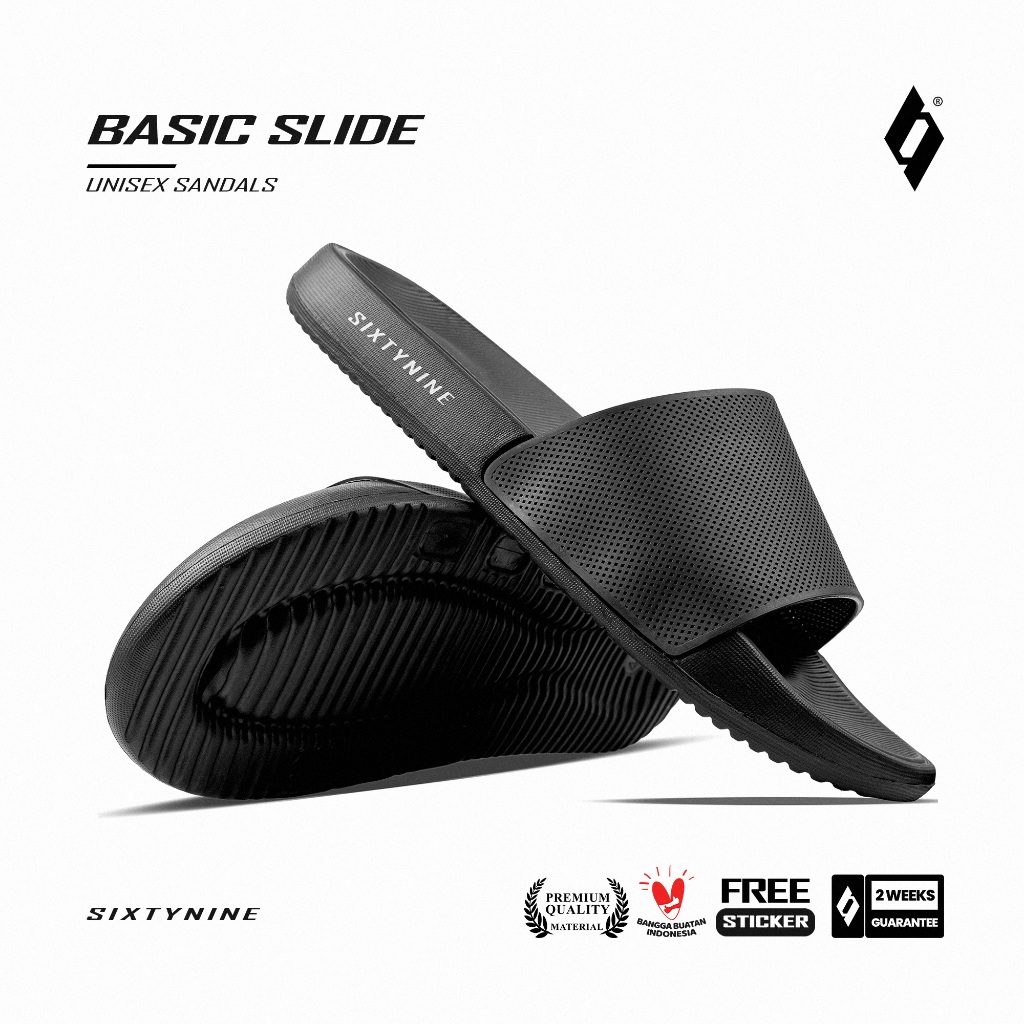 Jual SIXTYNINE PROJECT - BASIC - Sandal Sendal Selop Slipper Slide Slip ...