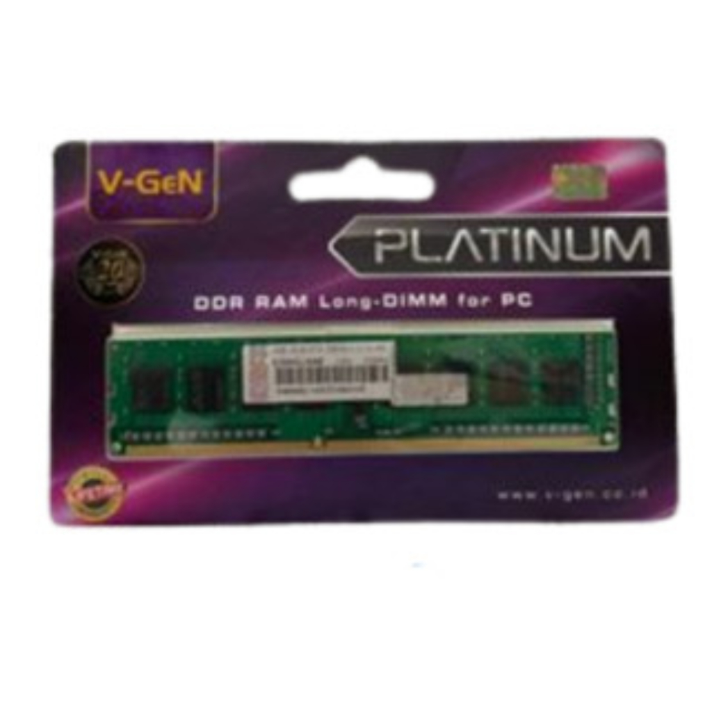Jual V-GEN Platinum Longdim Ddr3 4Gb/8Gb Pc-10600/Pc-12800 | Shopee ...