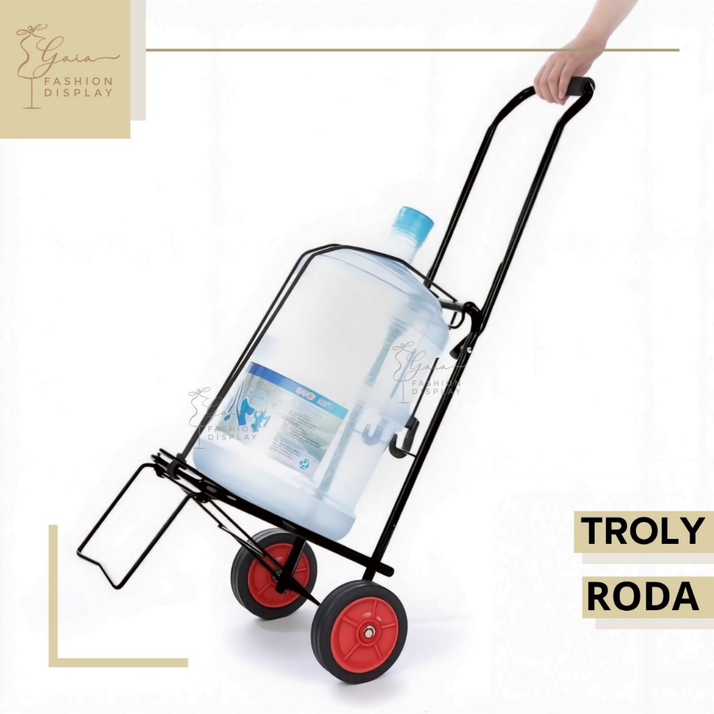 Jual Troley Troli Lipat Mini / Roda Trolly Dorong / Trolley Barang ...