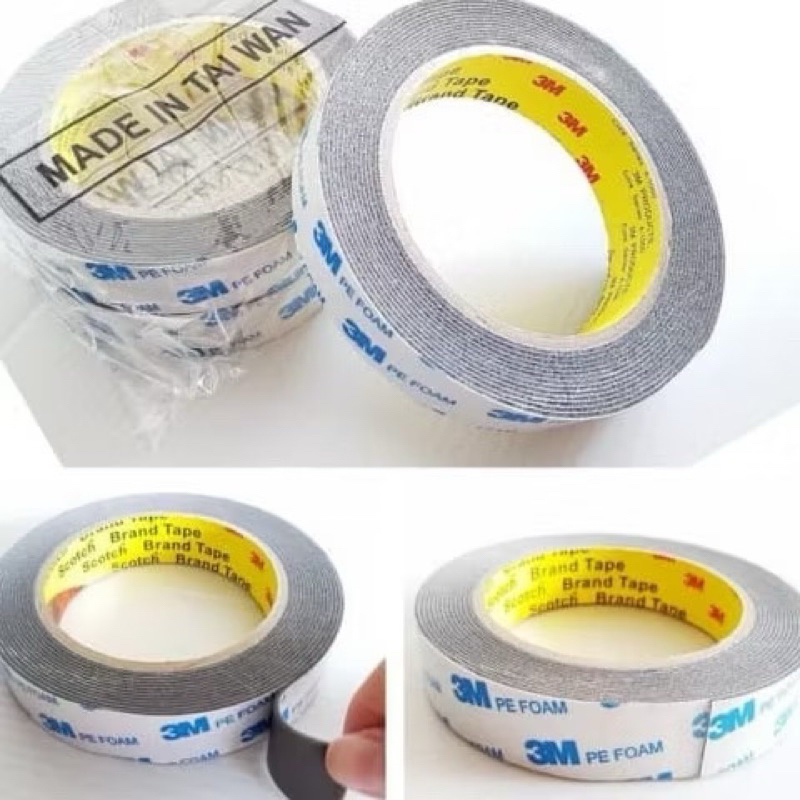 Jual Double tape 3M foam Putih 2cm x 4.5M PREMIUM | Shopee Indonesia