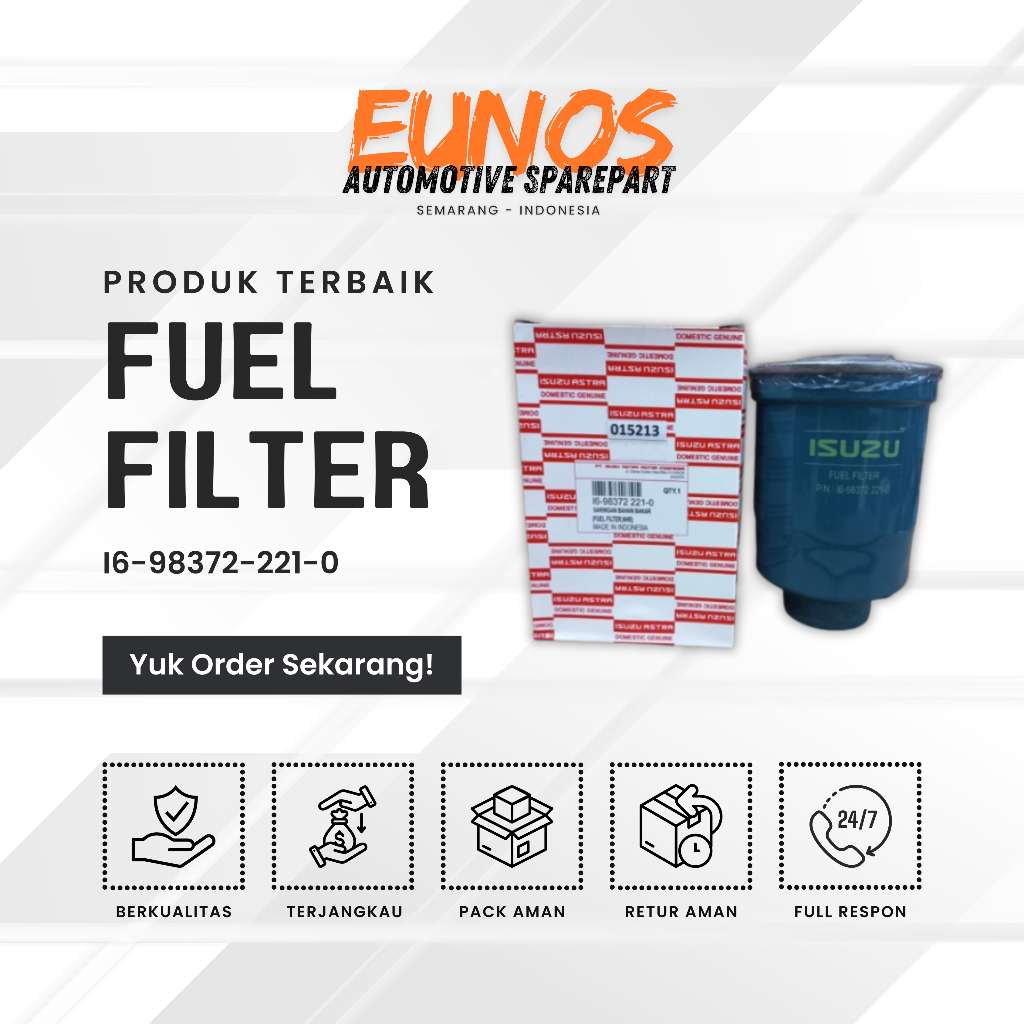 Jual FILTER SOLAR ISUZU TRAGA / ELF NMR 71 / NHR55 / NLR55 LOBANG ...