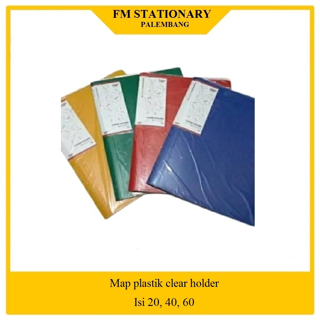 Jual MAP PLASTIK CLEAR HOLDER F4 ISI LEMBAR PLASTIK 20/40/60 | Shopee ...