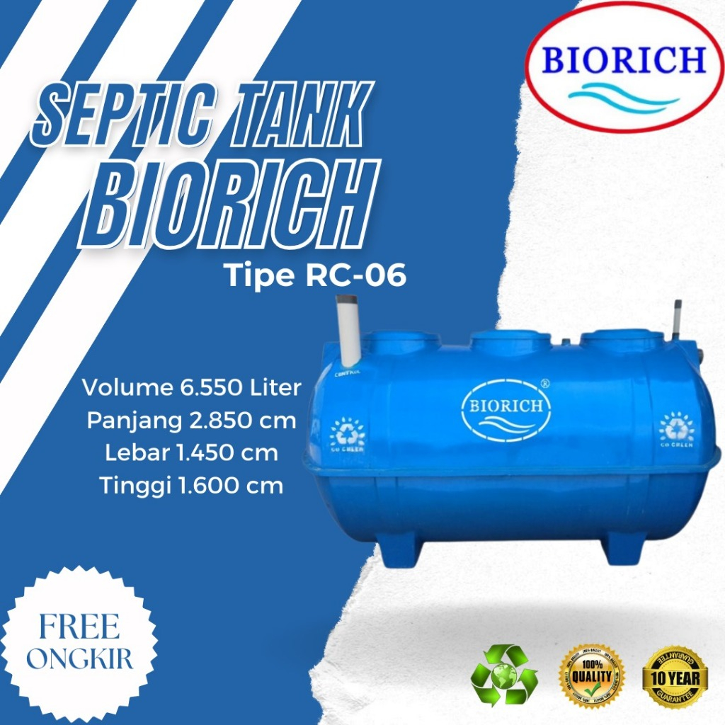 Jual Septic Tank BIORICH - RC 06 Kualitas Tinggi biotech biofill ...