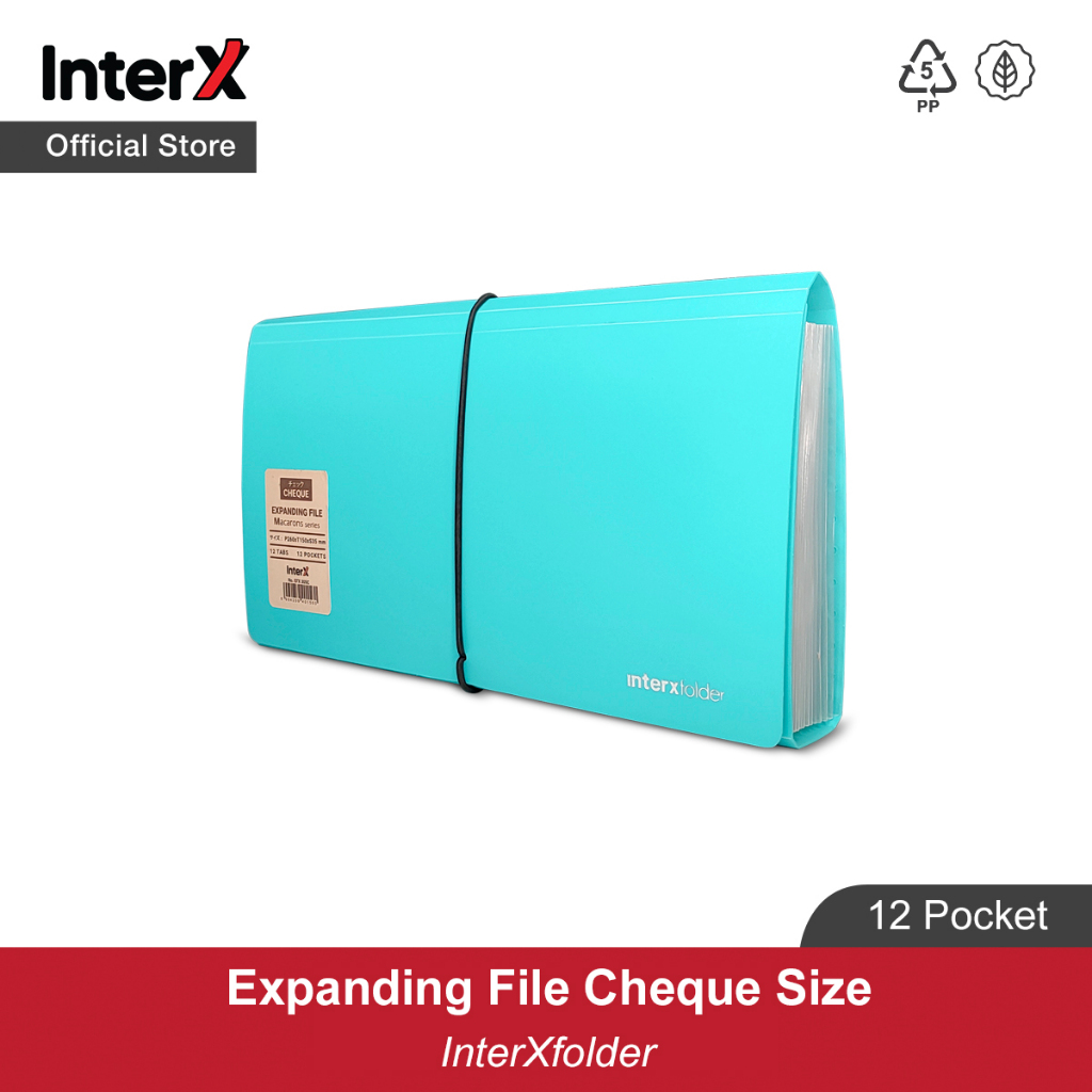 Jual InterX Folder Expanding File Organizer Macarons Mix / Map ...