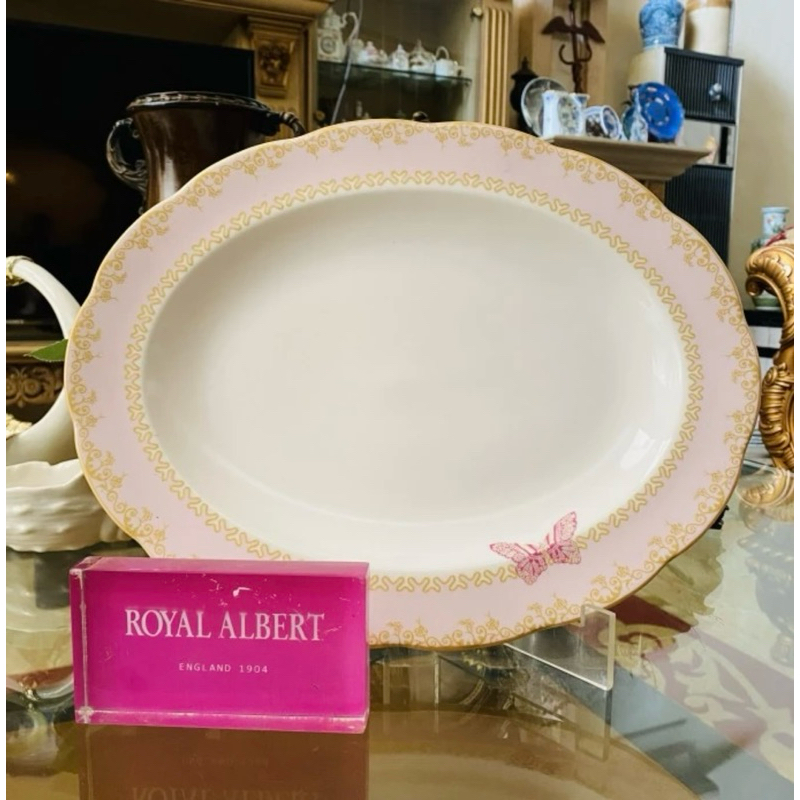 Jual Piring Saji Oval Royal Albert Zandra Rhodes L 34 Cm Serving Plate ...