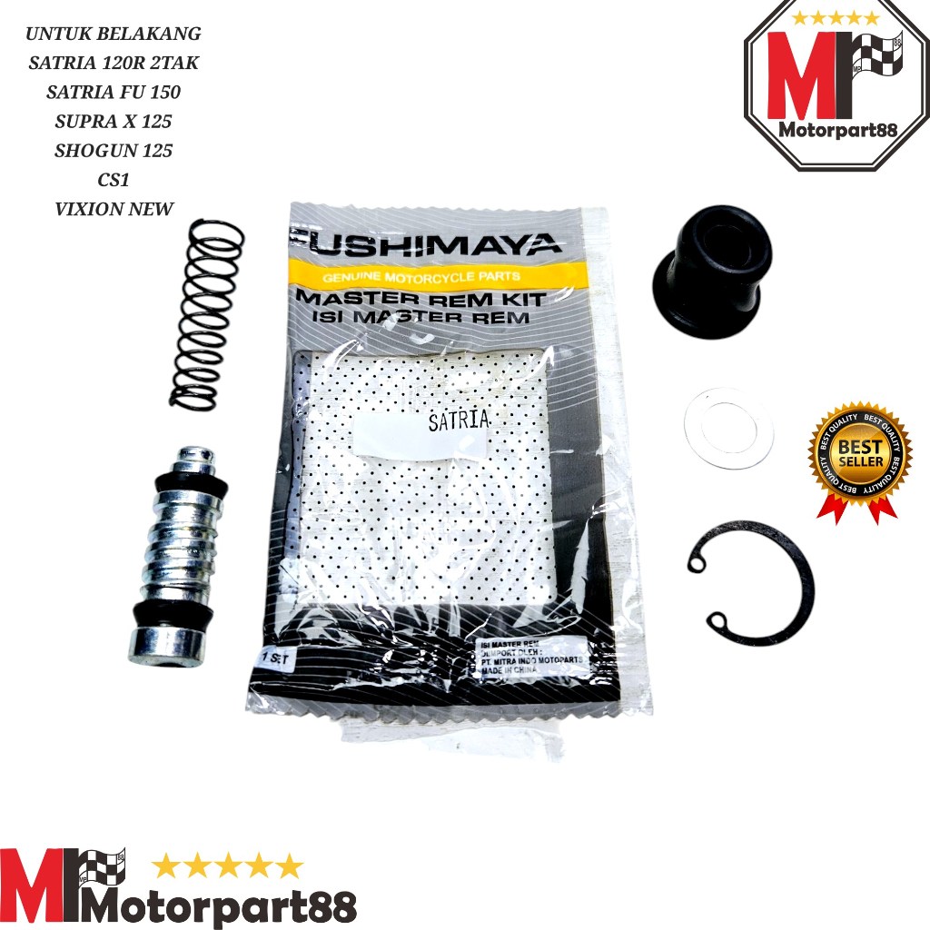 Jual MASTER REM KIT BELAKANG FSMY SATRIA F 150 KARBU SATRIA 120 2T SUPRA X 125 CS1 SHOGUN 125 ...