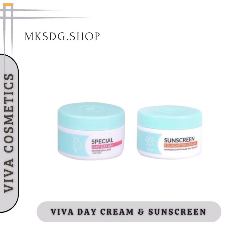 Jual VIVA Sunscreen Foundation & Special Day Cream 22 GR | Shopee Indonesia