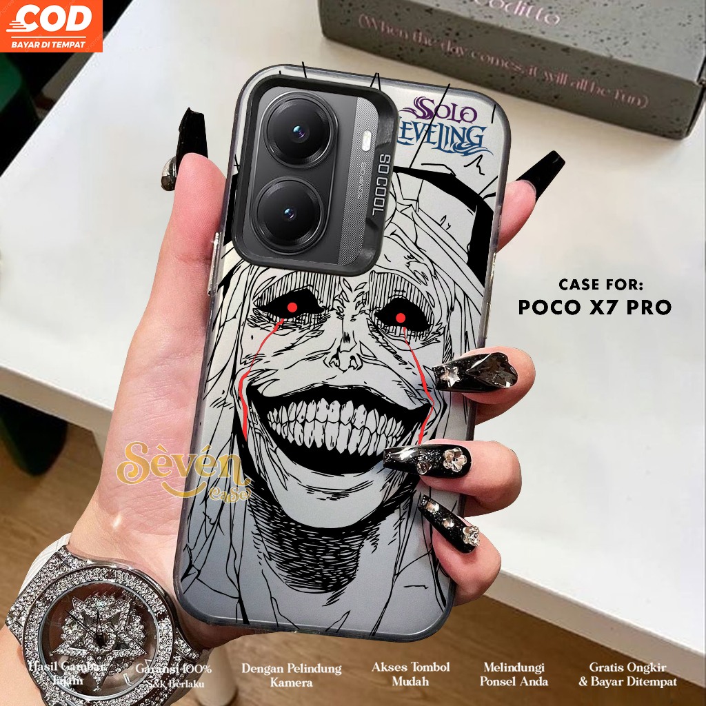 Jual CASE POCO X7 PRO HOLOGRAM PREMIUM MATTE - Motif SOLO LEVELING ...