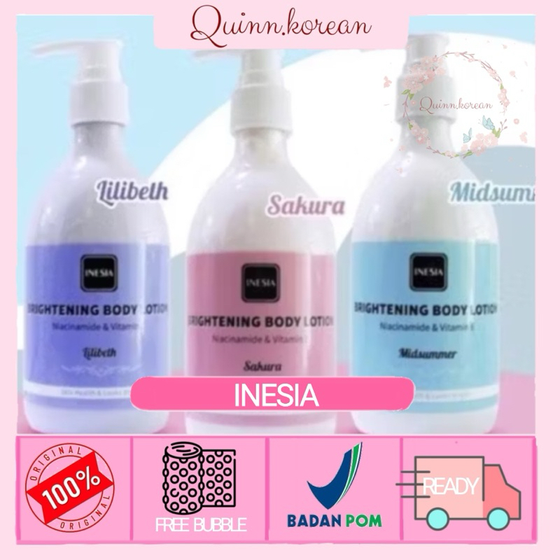 Jual Inesia Body Lotion | Inesia Shower Gel | Pemutih Baden | Lotion ...