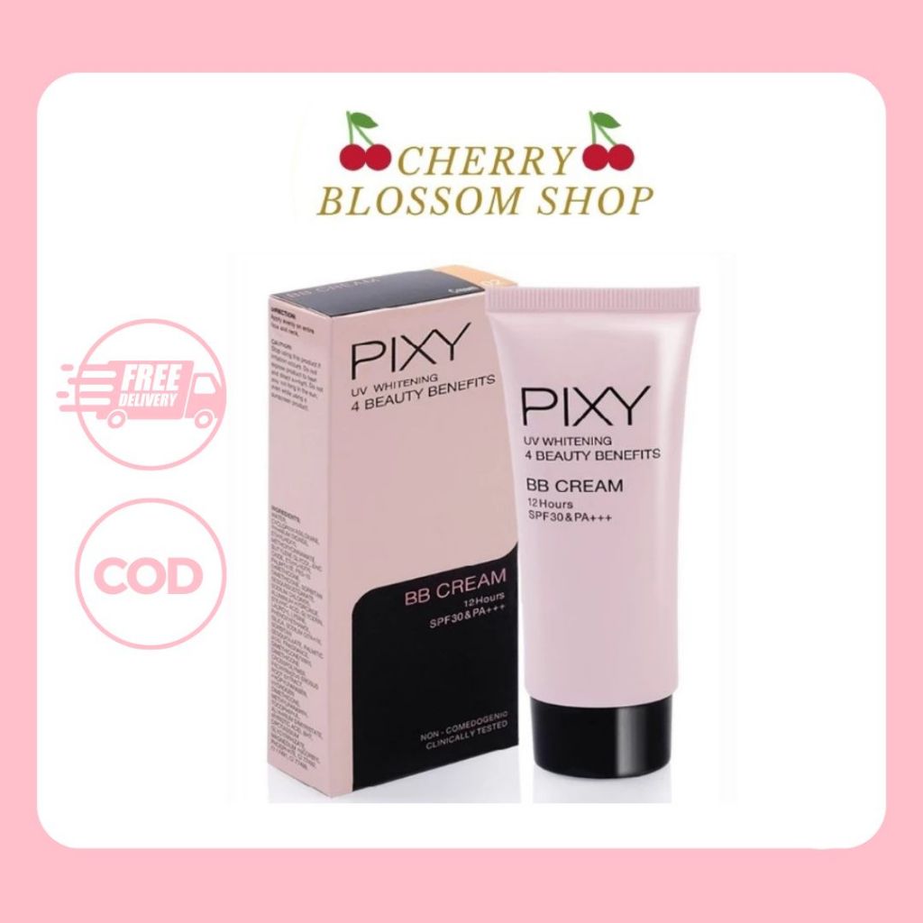 Jual PIXY UV WHITENING 4 BEAUTY BENEFITS BB CREAM SPF 30 & PA+++ | Shopee Indonesia