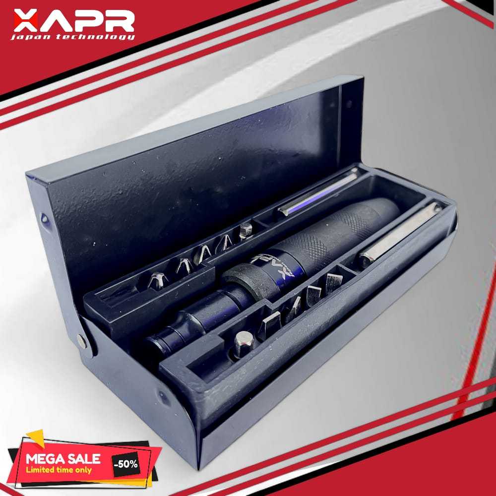 Jual APR Obeng Ketok Set 13pcs - AP128 1/4 INCH CR-V Baja Nano APR ...