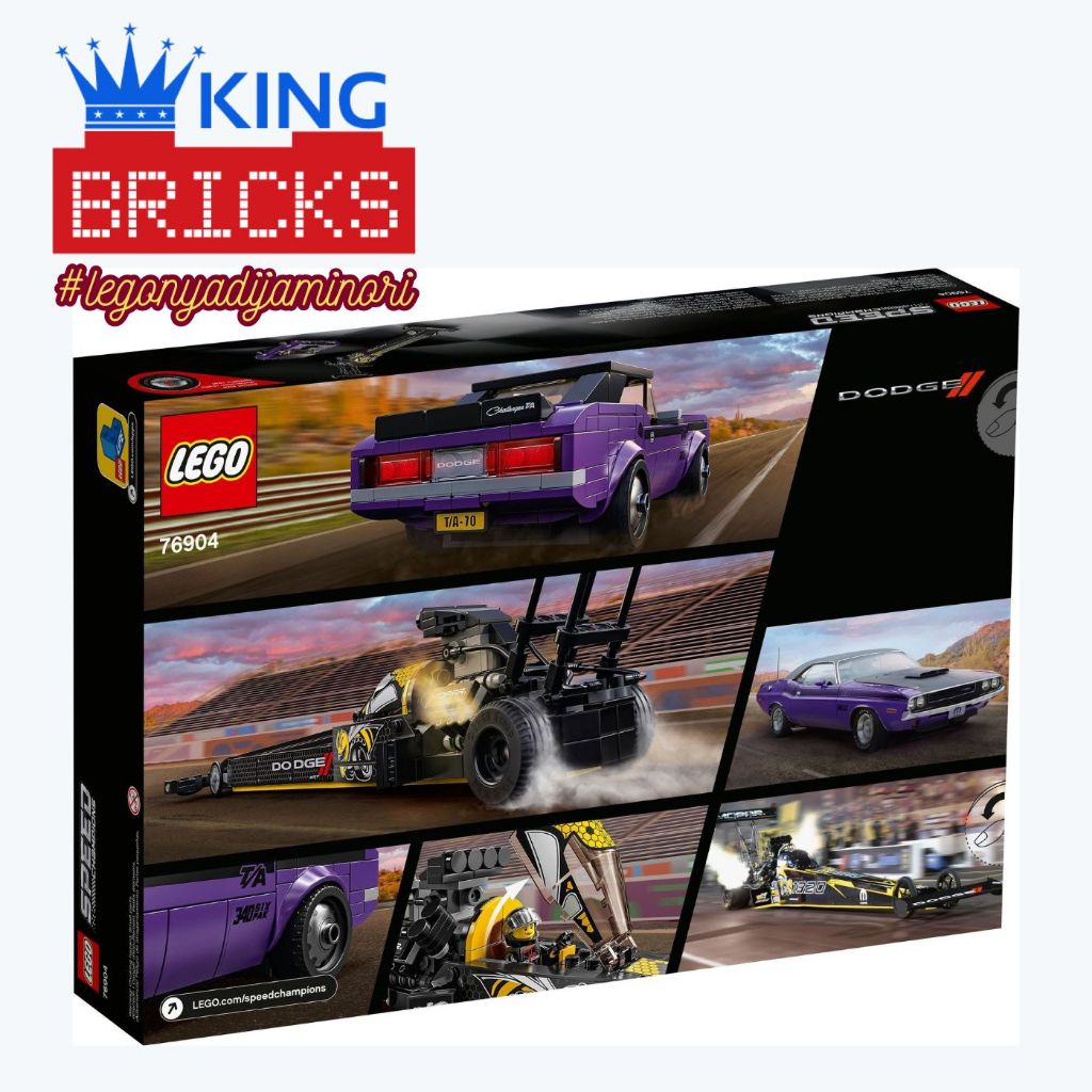 Jual LEGO 76904 SPEED CHAMPIONS Mopar Dodge Top Fuel Dragster | Shopee ...