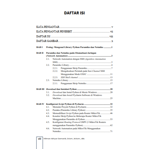 Jual Buku Network Automation Pada Mikrotik RouterOS Menggunakan Paramiko dan Netmiko Python ...