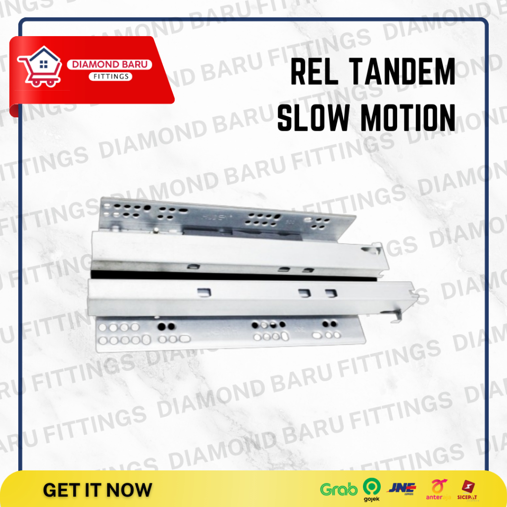 Jual Rel Laci Tandem Slow Motion Double Extention (2x tarik) | Shopee ...