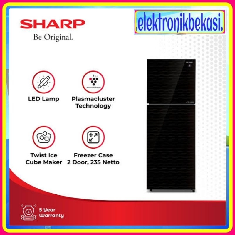 Jual KULKAS SHARP SJ 426 GI-MK / KULKAS SHARP 2 PINTU INVERTER 338 LITER / SHARP KULKAS 2 PINTU ...