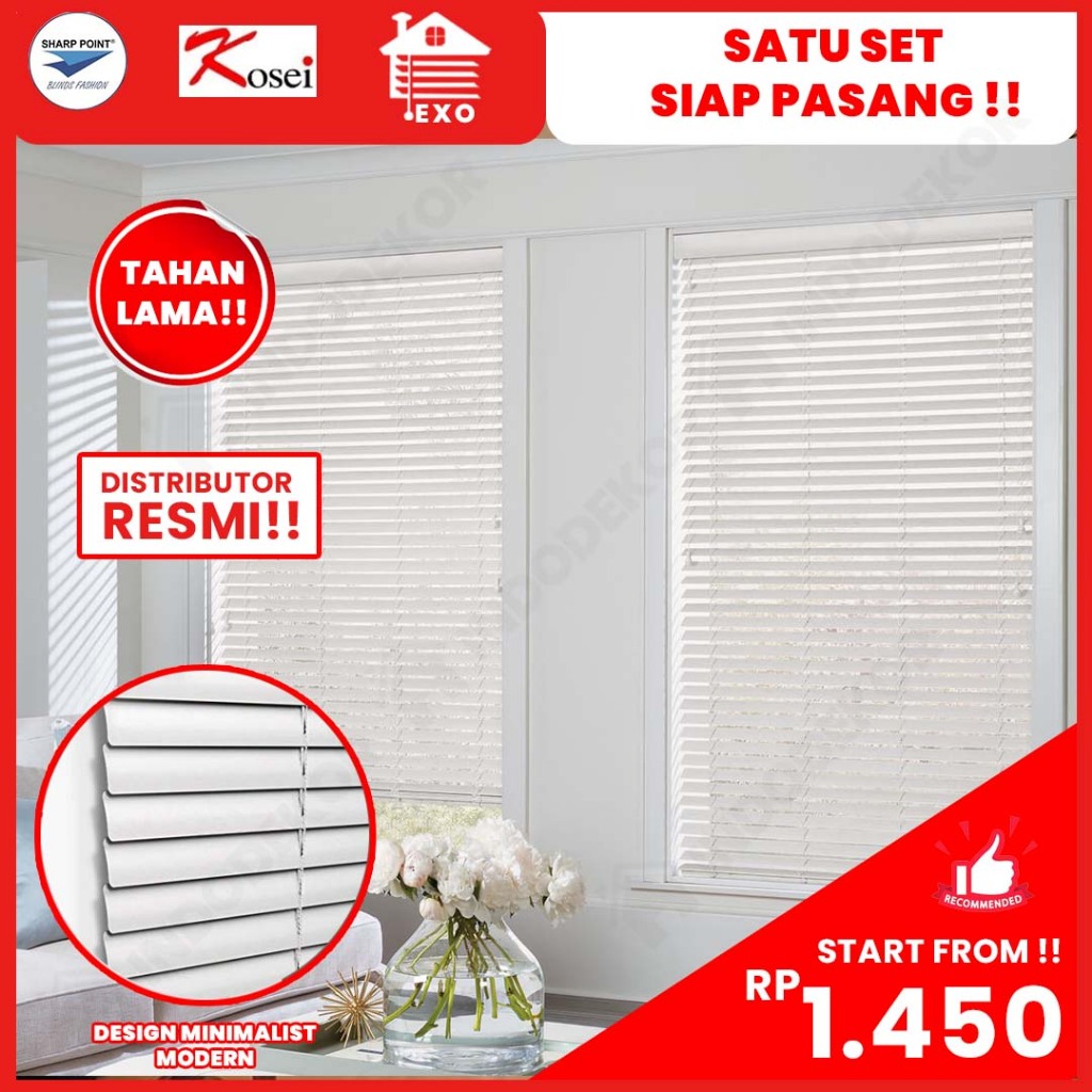Jual Venetian Blind Sharp Point EXO Kosei - Tirai Aluminium Aesthetic ...