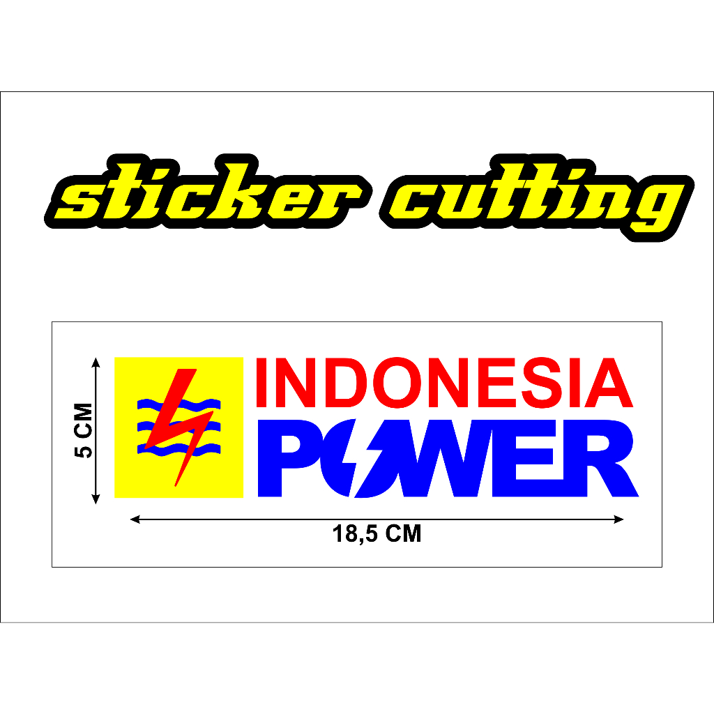 Jual sticker cutting PLN POWER anti luntur | Shopee Indonesia